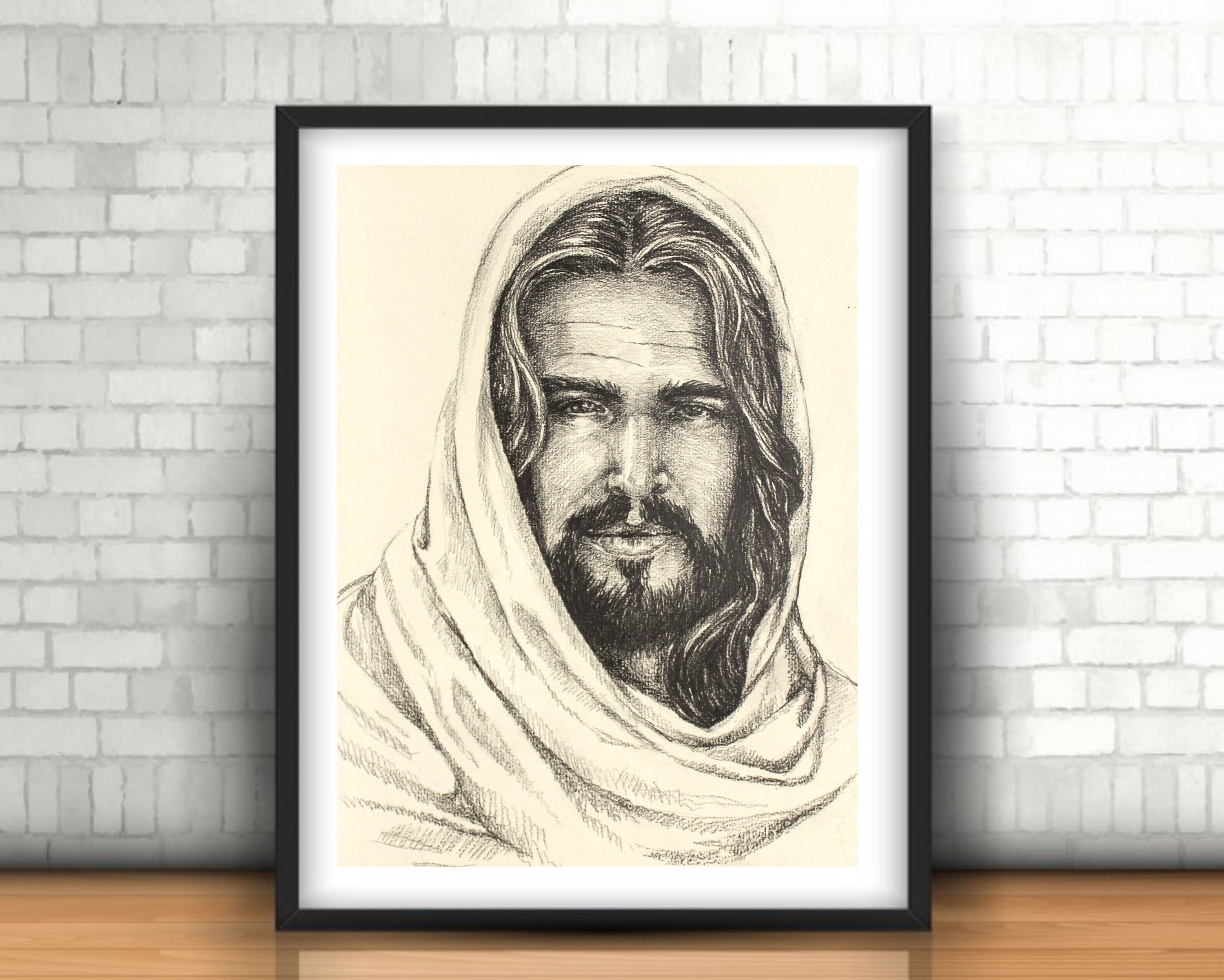Jesus Portrait Jesus ART LDS Picture LDS Art Sjesus Christ - Etsy