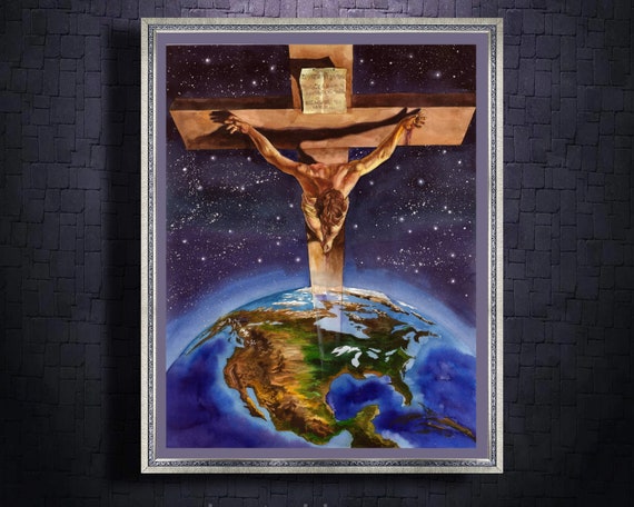 Jesus On Cross Painting