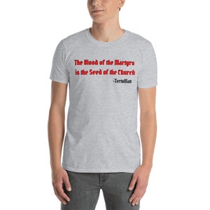 The Blood of the Martyrs T-shirt, Christian Clothing, Jesus Clothing ...