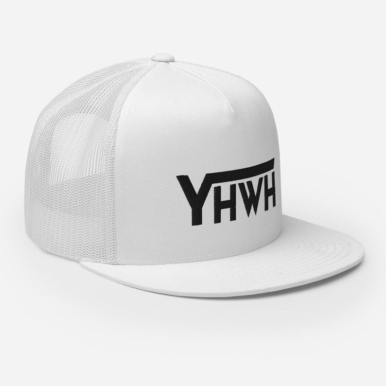 YHWH Trucker Cap Yhwh Hat Yahweh Hat Religious Hat White - Etsy