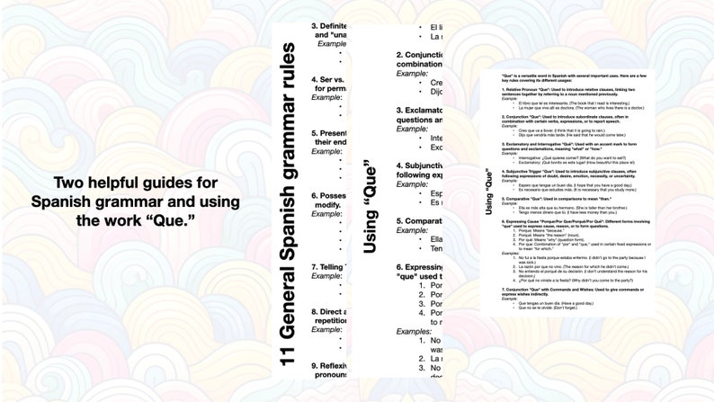 Spanish Workbook Bundle for All Levels Language Learning Grammar ...