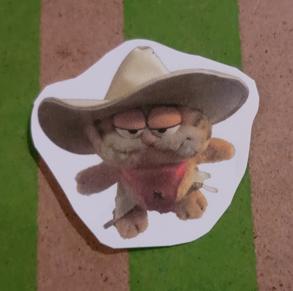 Cowboy Garfield Sticker Pack - Etsy