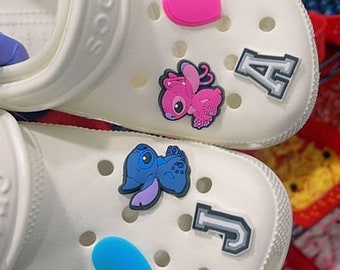 Stitch Angel Croc Charms - Etsy