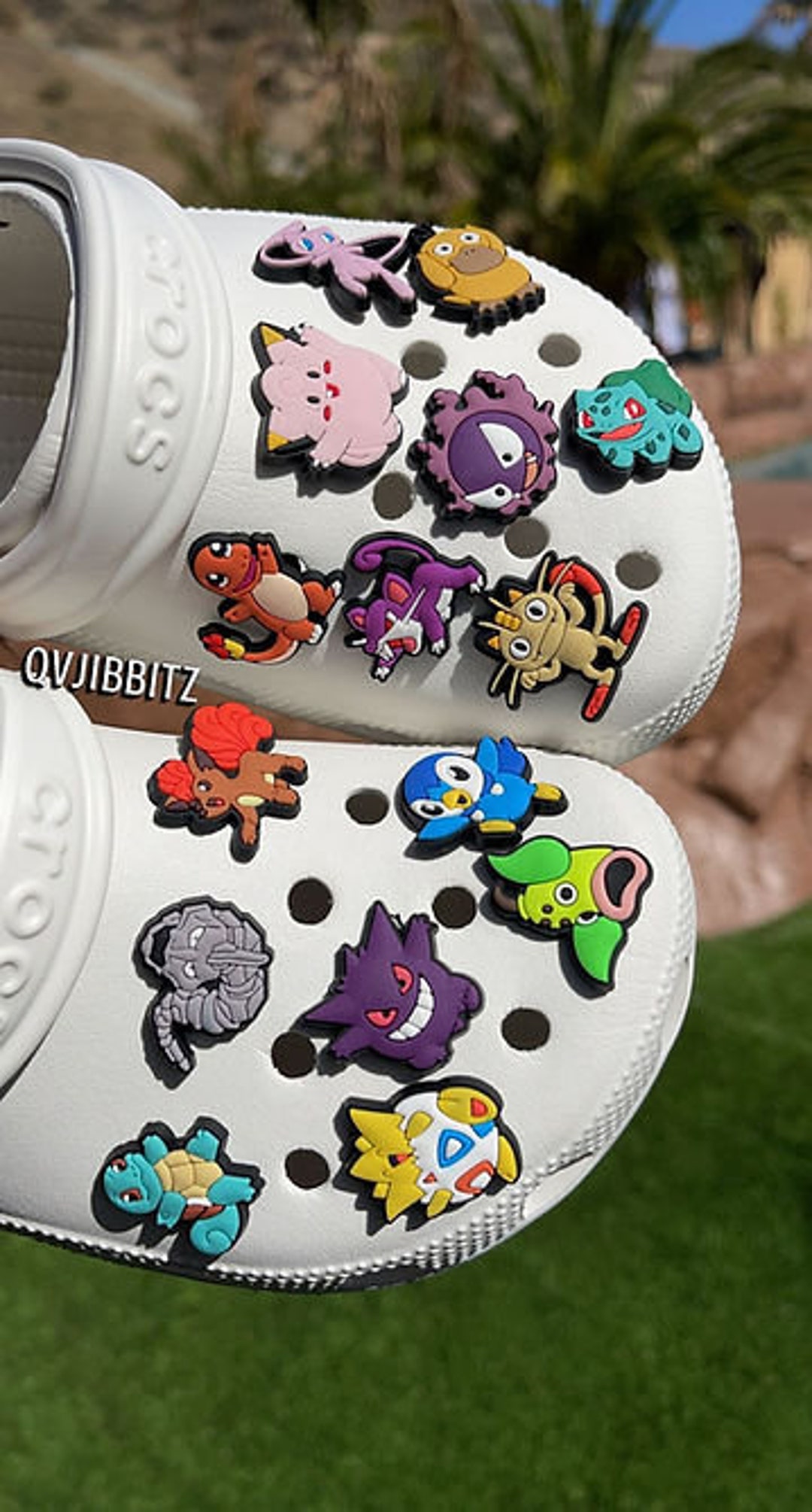 Pokemon croc Charms - Etsy