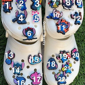 Stitch croc Charms - Etsy