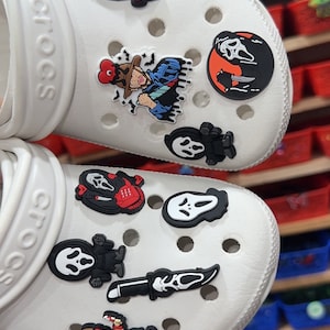 Ghostface Halloween Croc Charms - Etsy