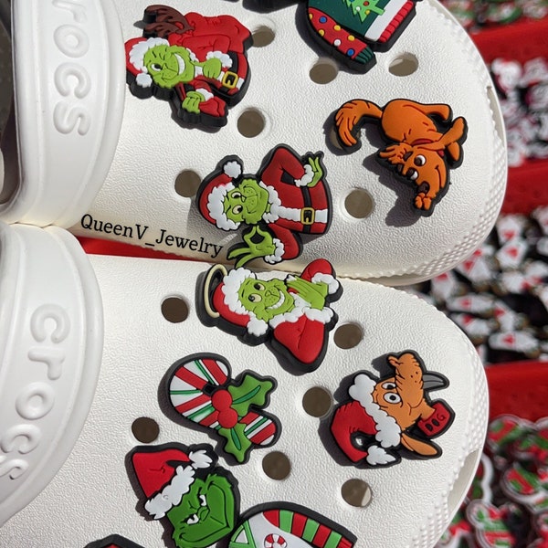 Grinch Charms for Crocs - Etsy