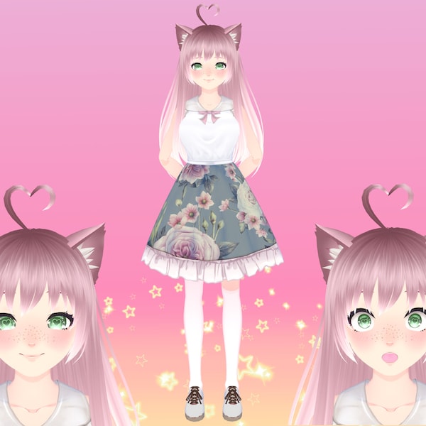 Cat Vtuber Model - Etsy