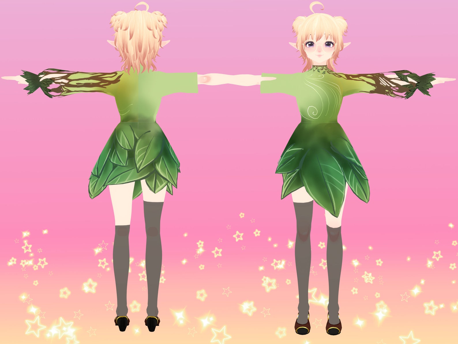 Fairy Vroid 3D Vtuber Model fully Rigged Ready to Use - Etsy