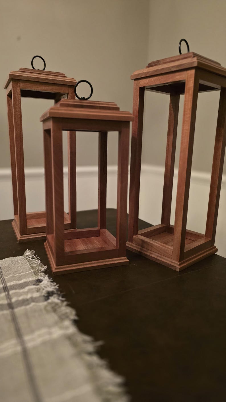 Wood Lantern - Etsy