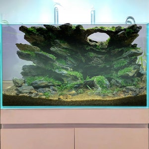 Natural Aquarium Hardscape Aquascape Rocks Cave Fish Tank Decorations ...
