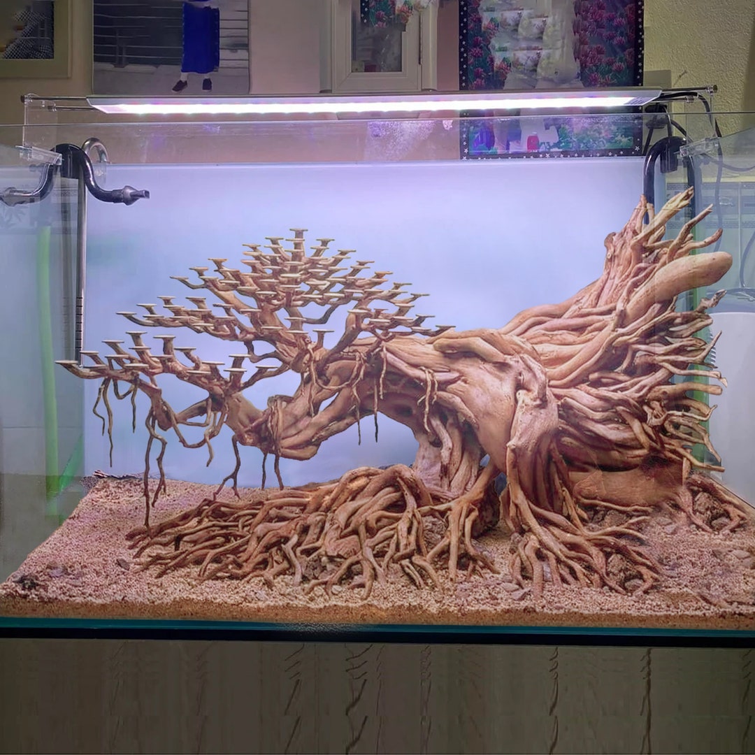 Aquarium Driftwood Large Bonsai Aquascape Drift Wood Tree Fish Tank ...