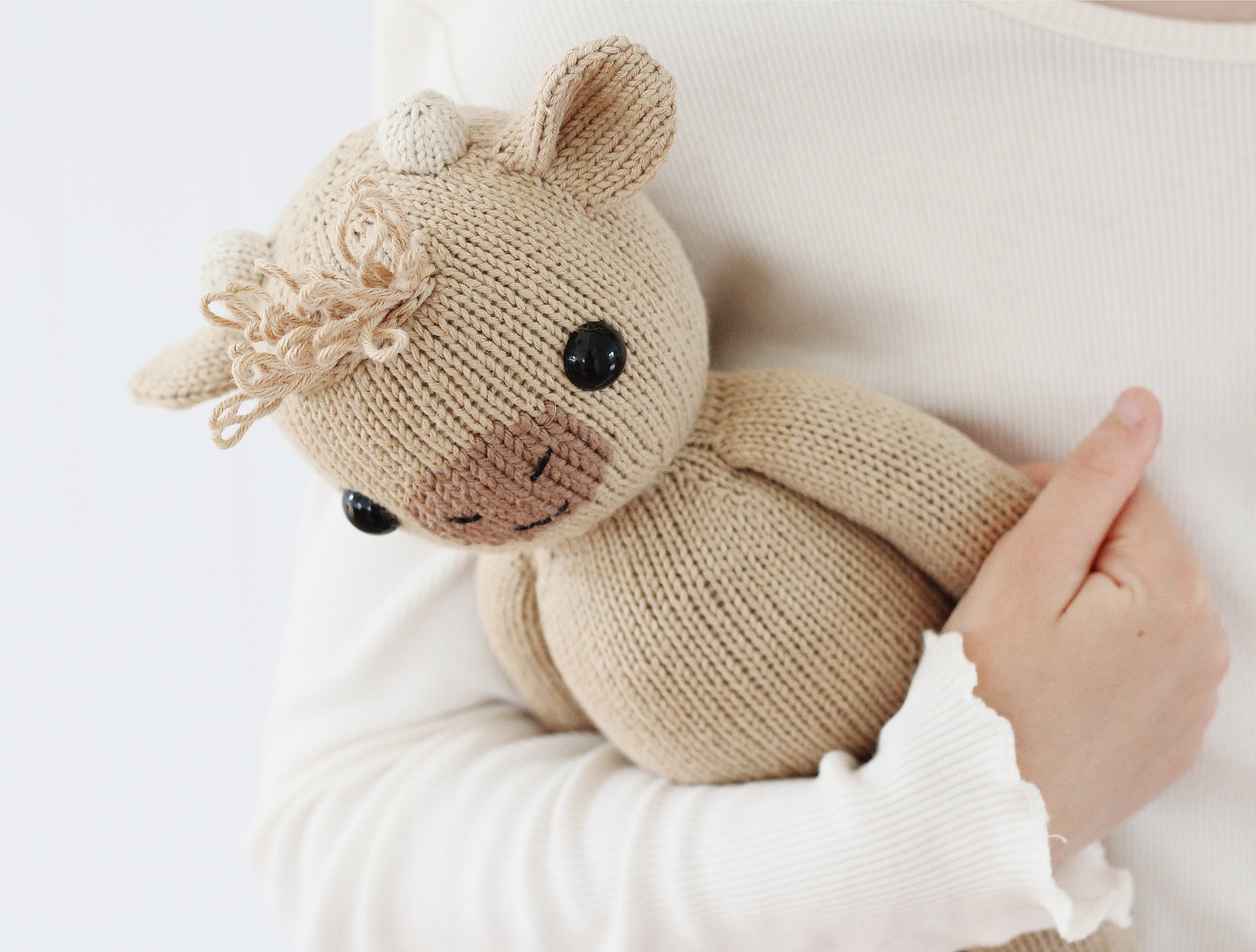 Knitted Toy Cow PDF Knitting Pattern Easy to Follow, Seamless, Knit in ...