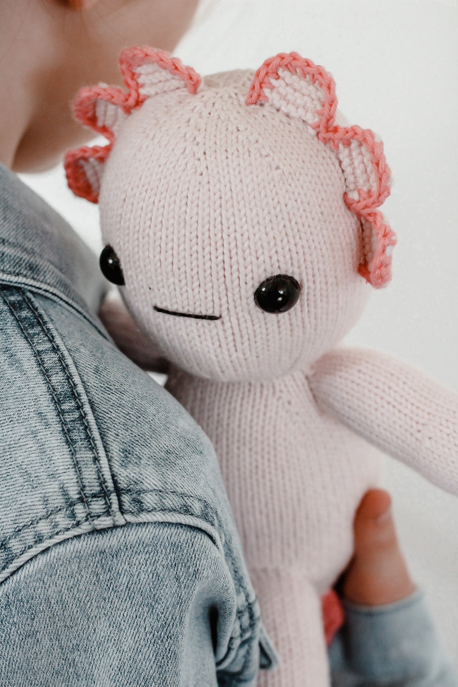 Axolotl Toy - PDF Knitting Pattern - Knitted Toy Pattern, Easy to ...