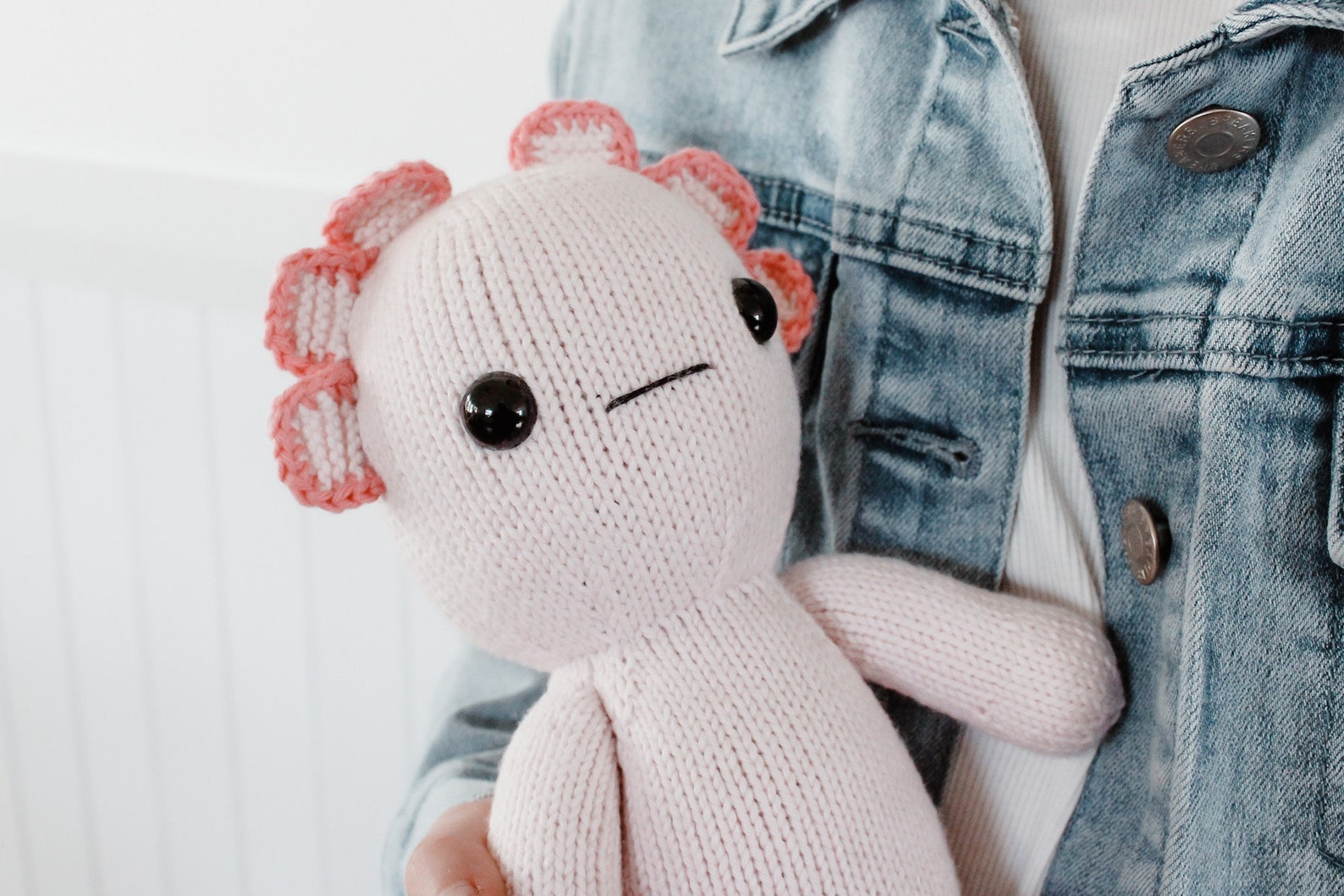 Axolotl Toy - PDF Knitting Pattern - Knitted Toy Pattern, Easy to ...