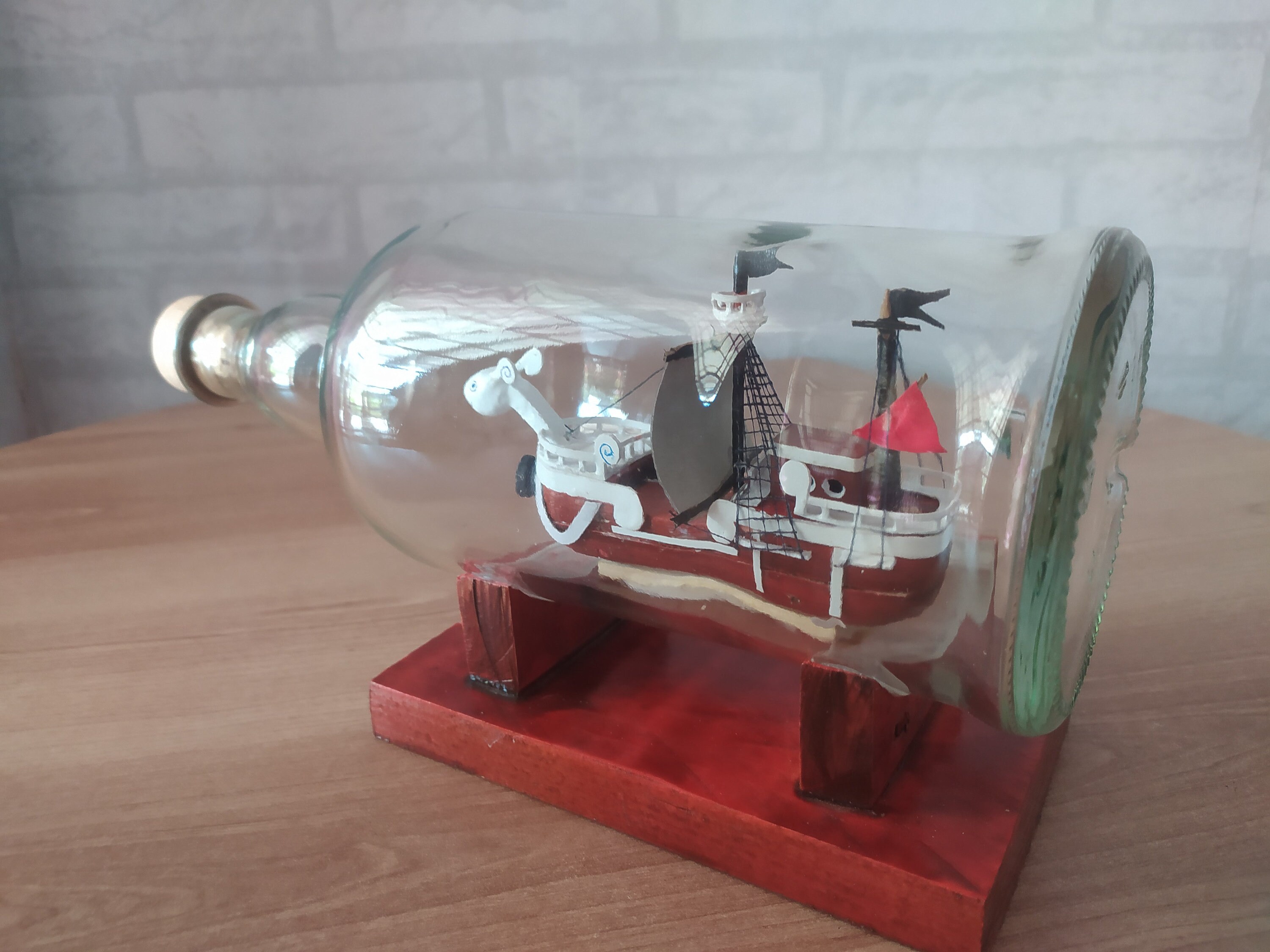 Exclusive Going Merry Ship in a Bottle, Miniature Pirates Ship, Anime ...