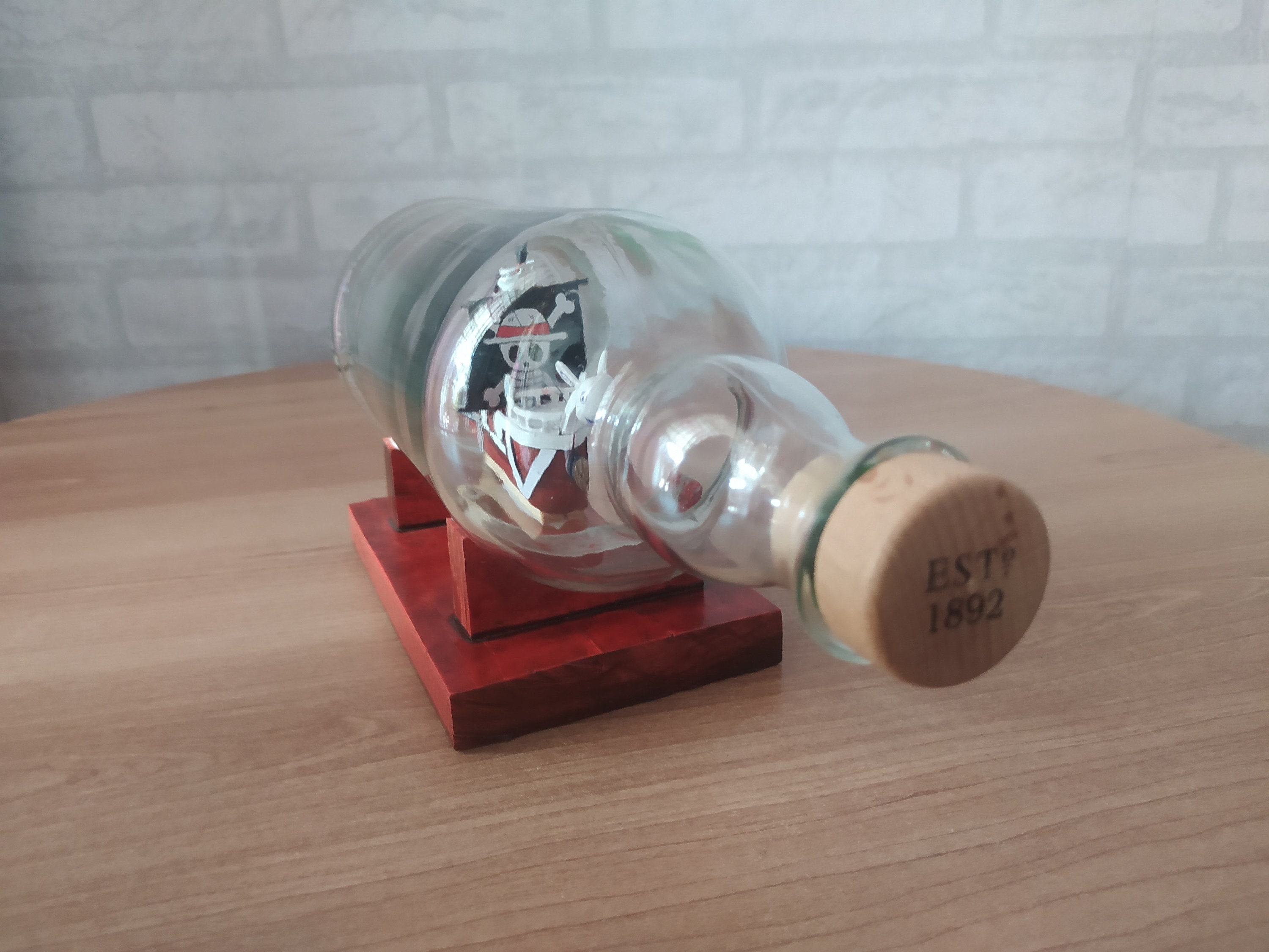 Exclusive Going Merry Ship in a Bottle, Miniature Pirates Ship, Anime ...