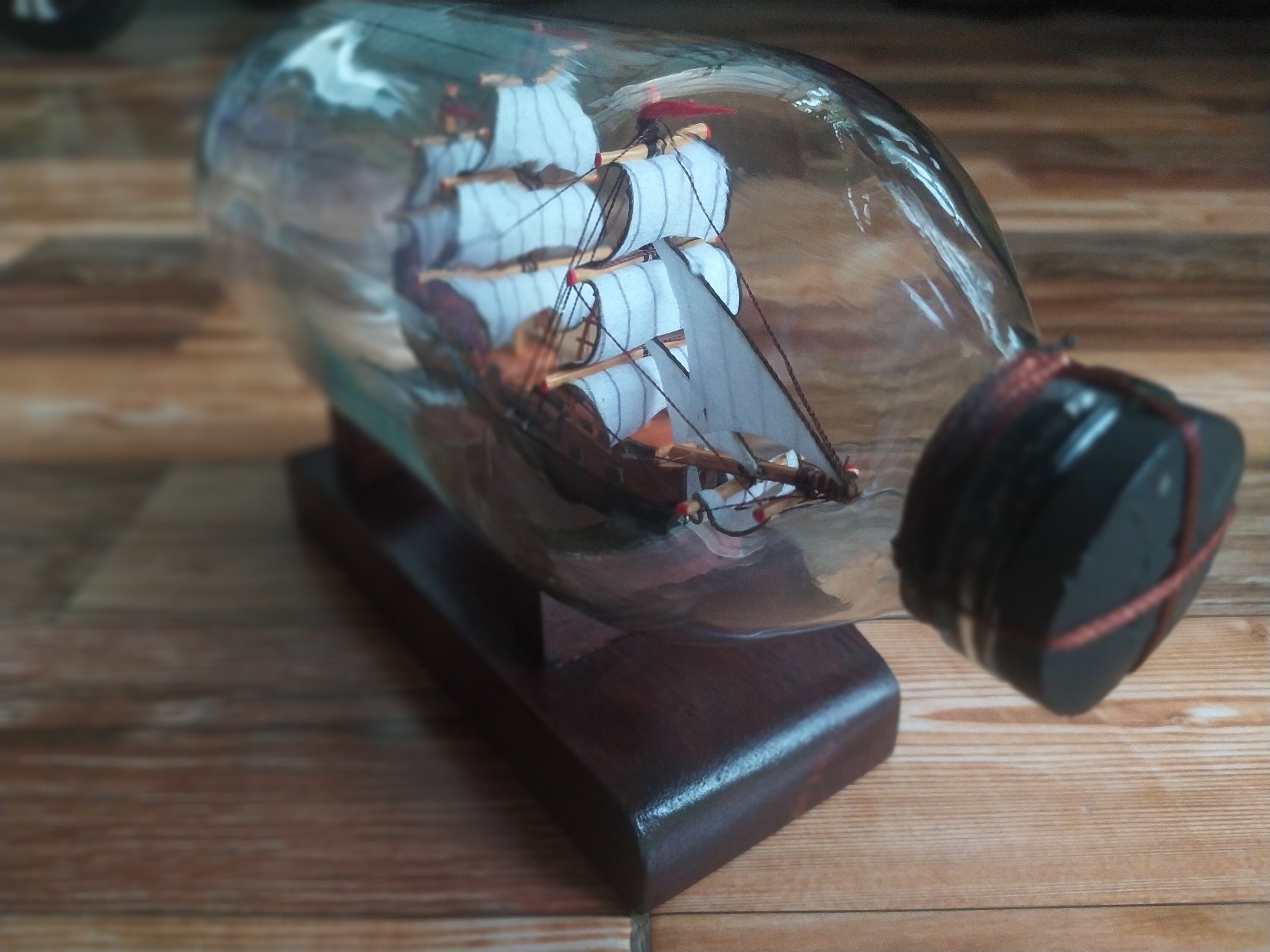 Miniature San Juan Ship in a Bottle: Unique Handmade Souvenir - Etsy