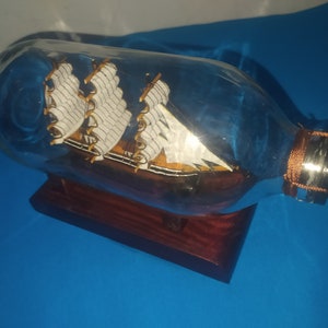 Cutty Sark Ship in a Bottle, Miniature Pirates Ship Gift for Father's ...
