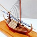 Teak Wood Miniature Fishing Boat: Java Perahu Mayang Handmade Decor - Etsy