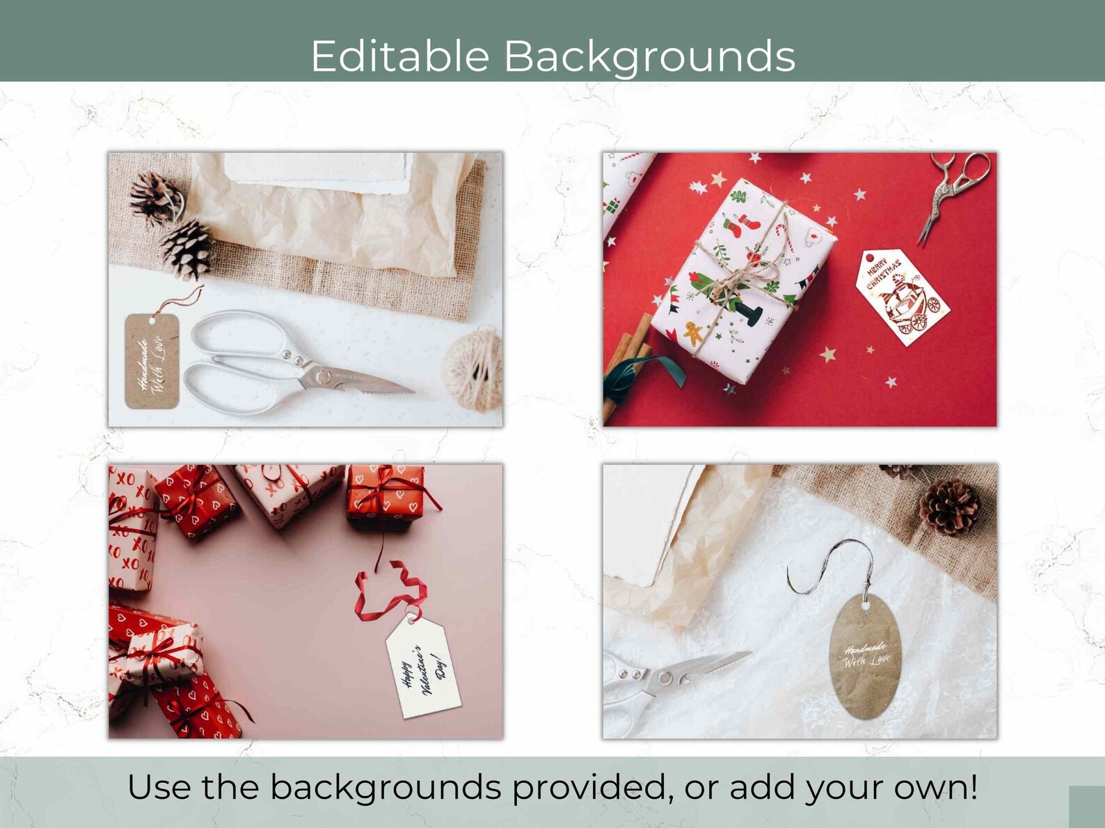 Gift Tag Mockup Template Label Mock Ups Favor Tag Mockups Canva Mock-up ...