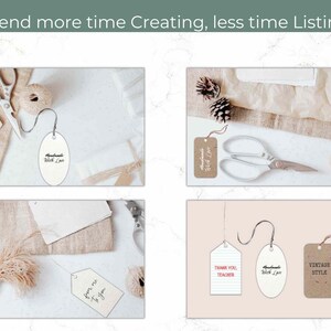 Gift Tag Mockup Template Label Mock Ups Favor Tag Mockups Canva Mock-up ...