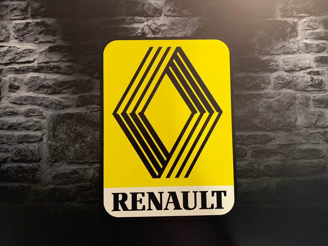 Sign Decorative Plate RENAULT Logo Period 1970 to 1980 50 Cm - Etsy