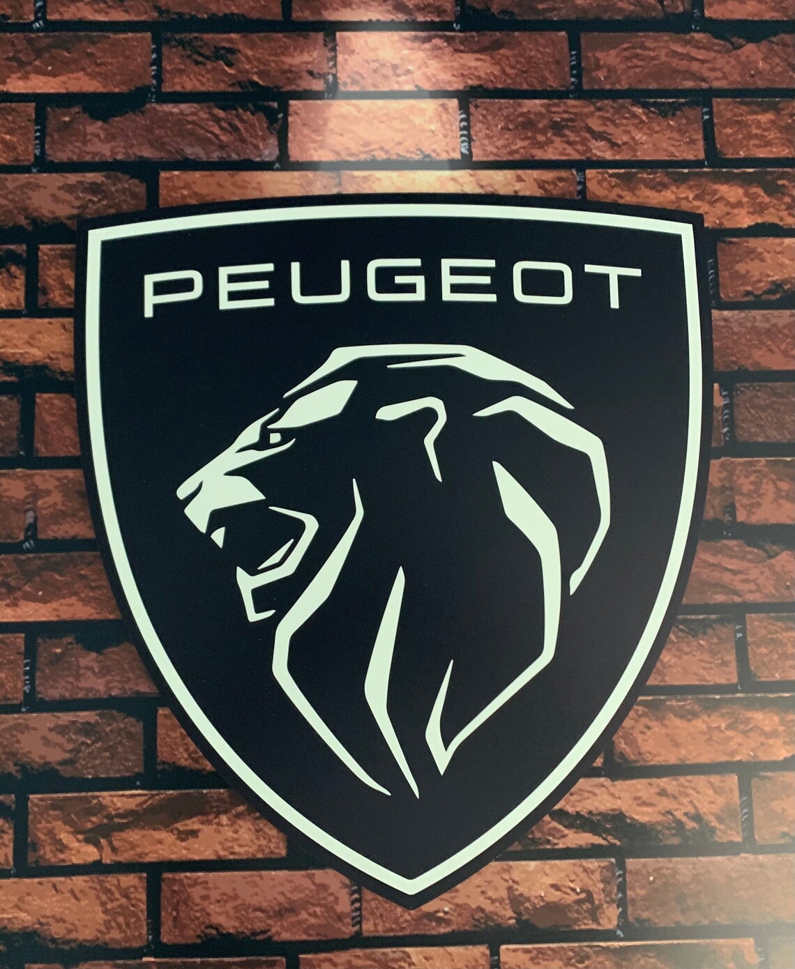 Enseigne Plaque Décorative Peugeot nouveau Logo 2021 - Etsy France