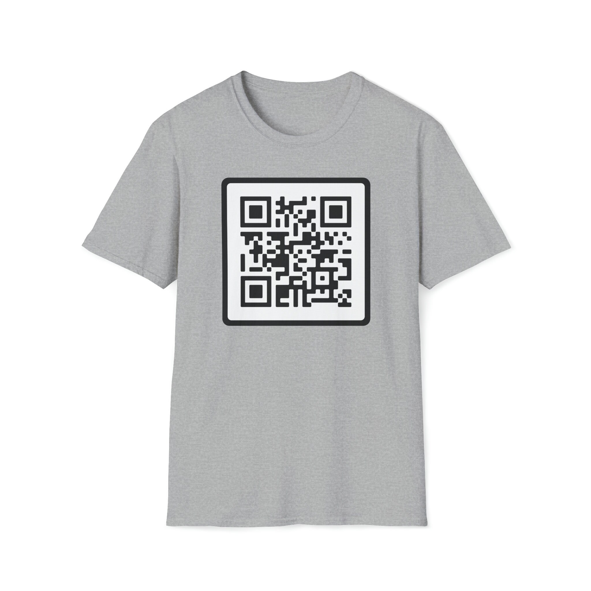 Fuck off QR Code Unisex Softstyle T-shirt - Etsy