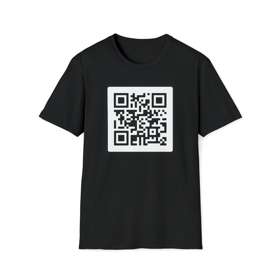 Fuck off QR Code Unisex Softstyle T-shirt - Etsy