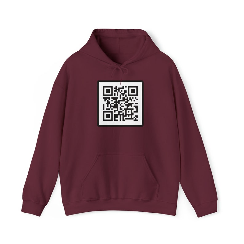 Fuck off QR Code Unisex Heavy Blend Hooded Sweatshirt - Etsy