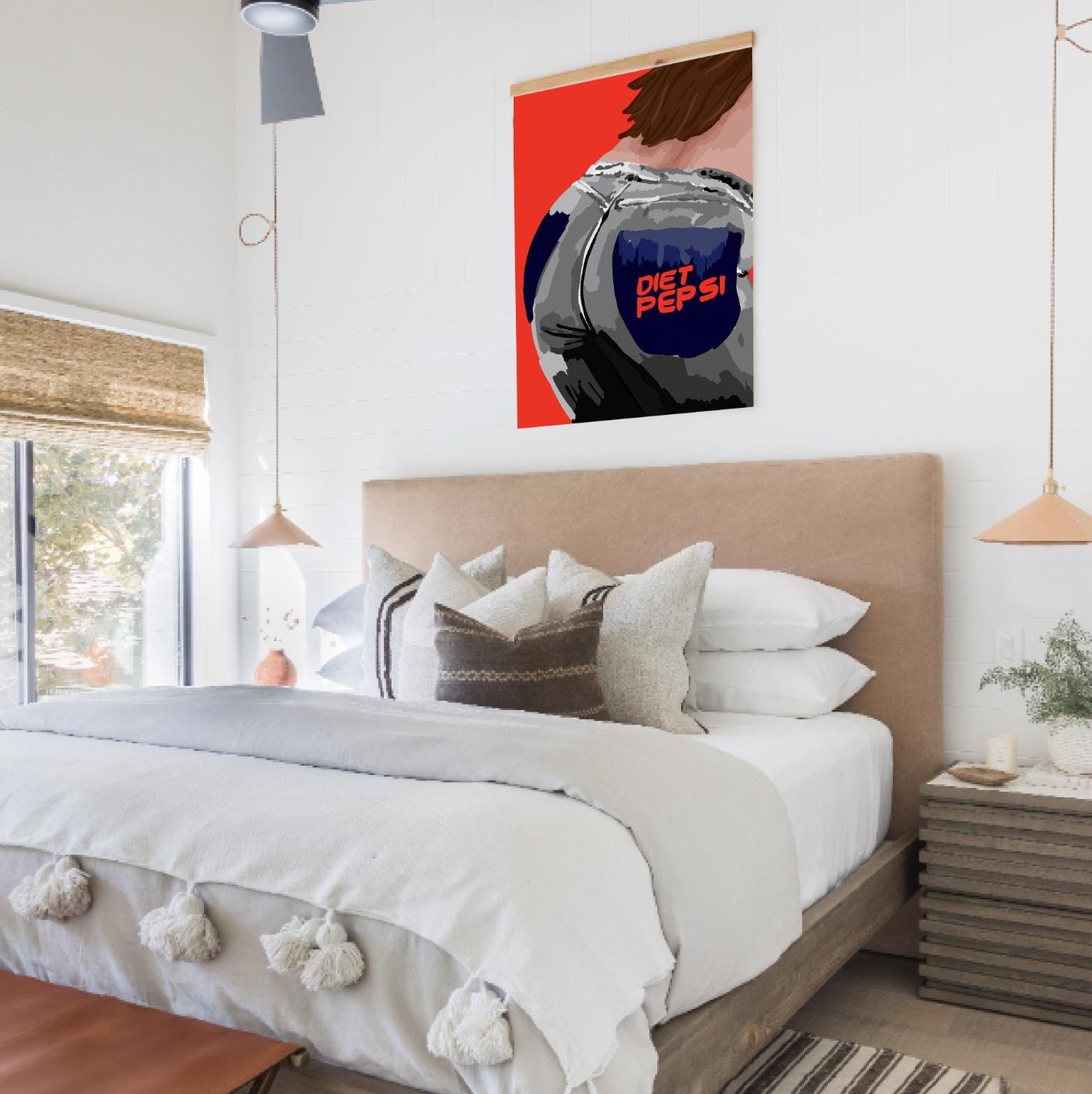 Addison Rae Inspired Print, Innocence in the Backseat, Diet Pepsi ...