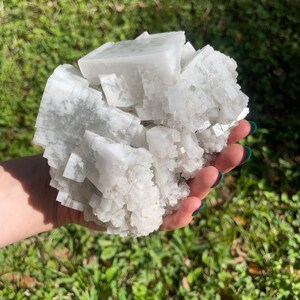 Gorgeous White Halite Specimen With Cubic Formations From Bolivia ...