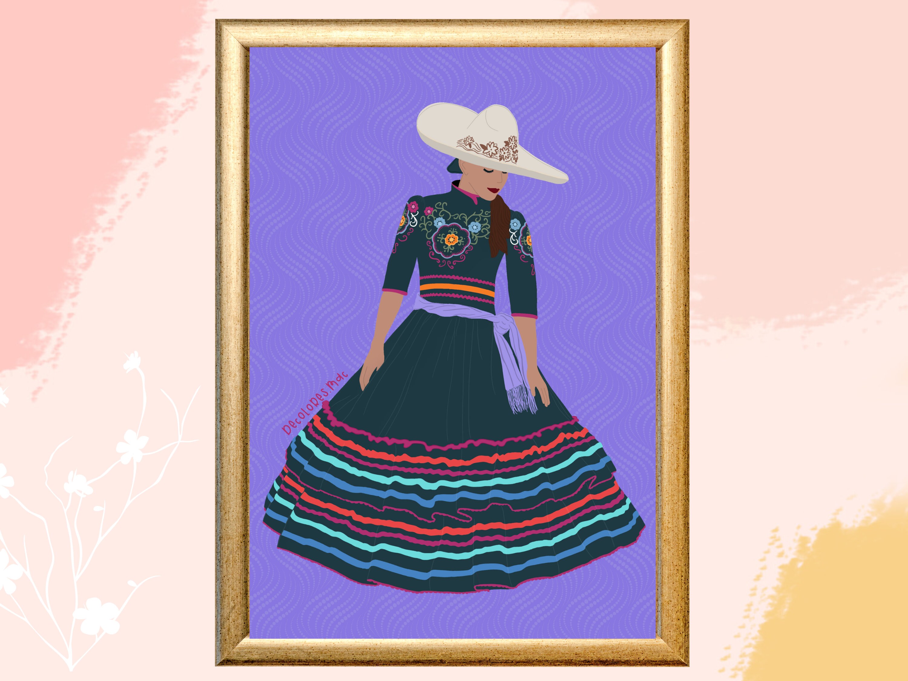 Printable Art, Folclorico CHARRA JALISCIENSE, Ballet Folklorico ...
