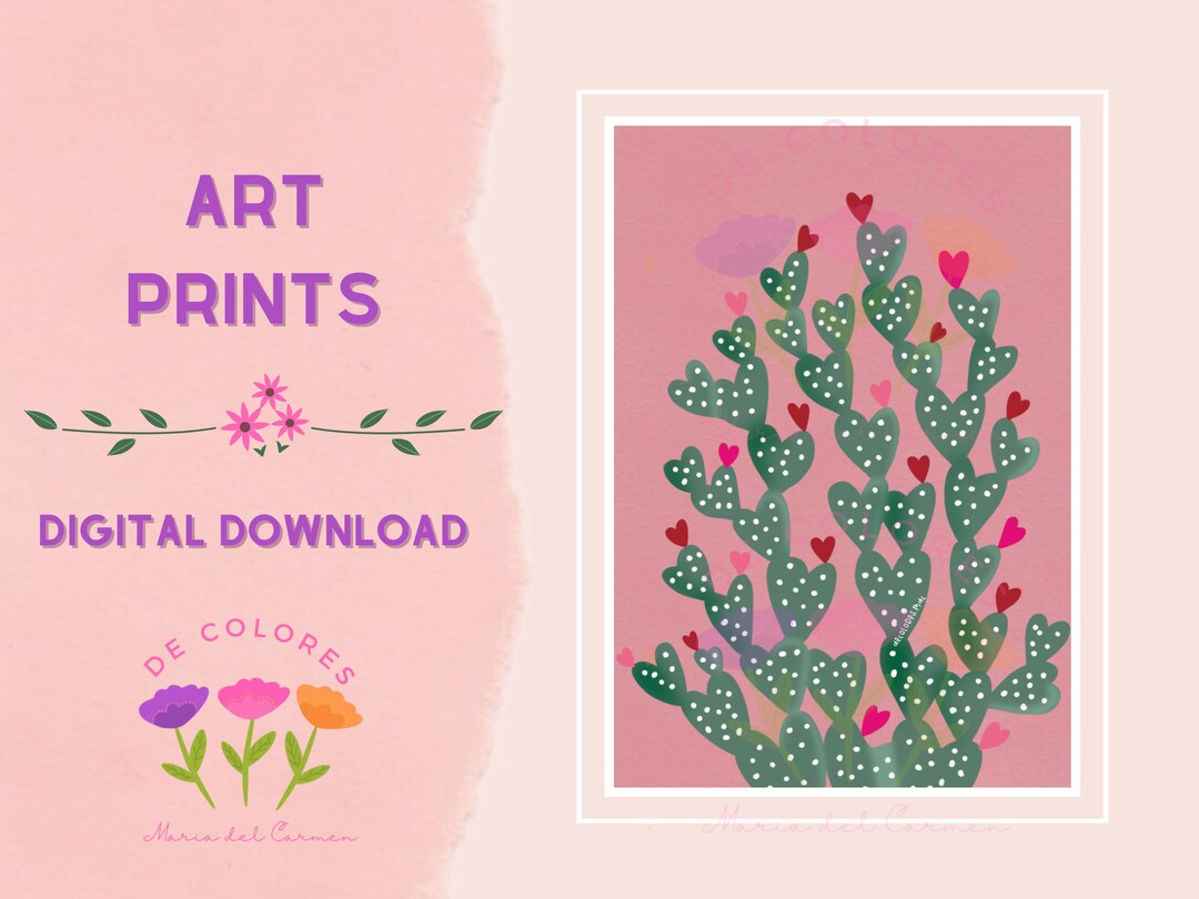 Nopalitos, PRINTABLE ART, Folklorico, Mexican Art, Latin Art, Instant ...