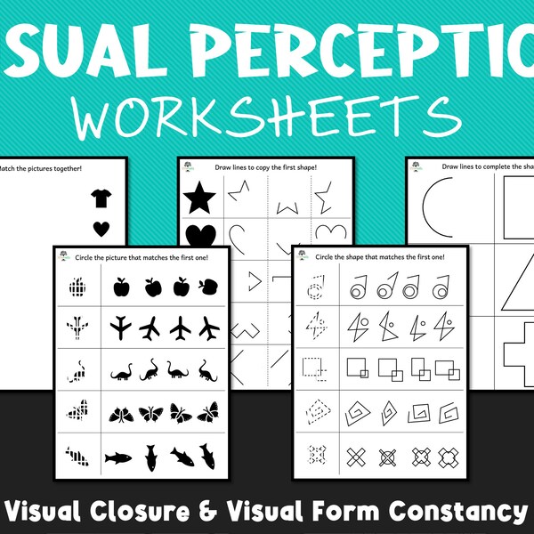 Pediatric Occupational Therapy Worksheets - Etsy