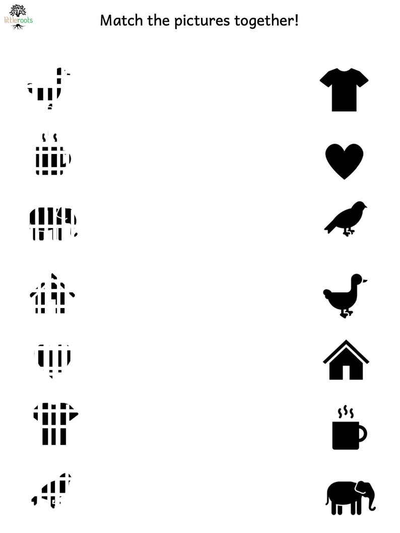 Visual Perception visual Closure Worksheets Printable/digital ...