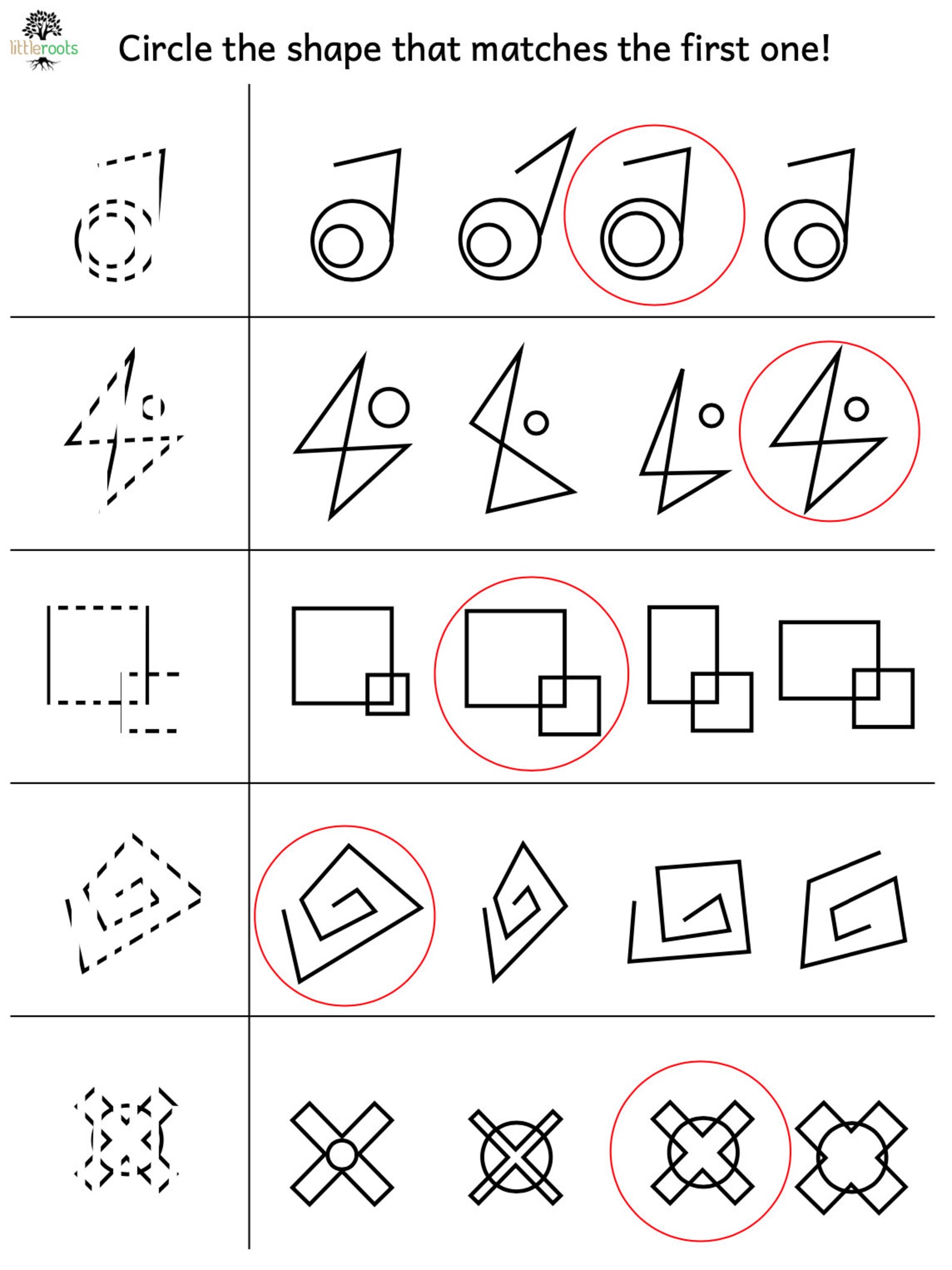 Visual Perception visual Closure Worksheets Printable/digital ...