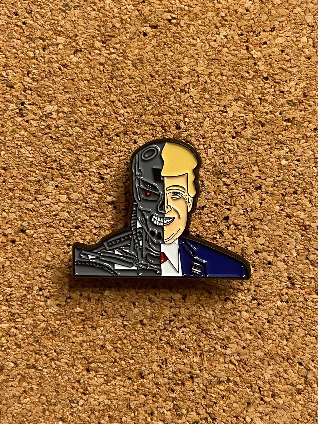 Trumpinator Pin Terminator Trump Inspired Pin - Etsy