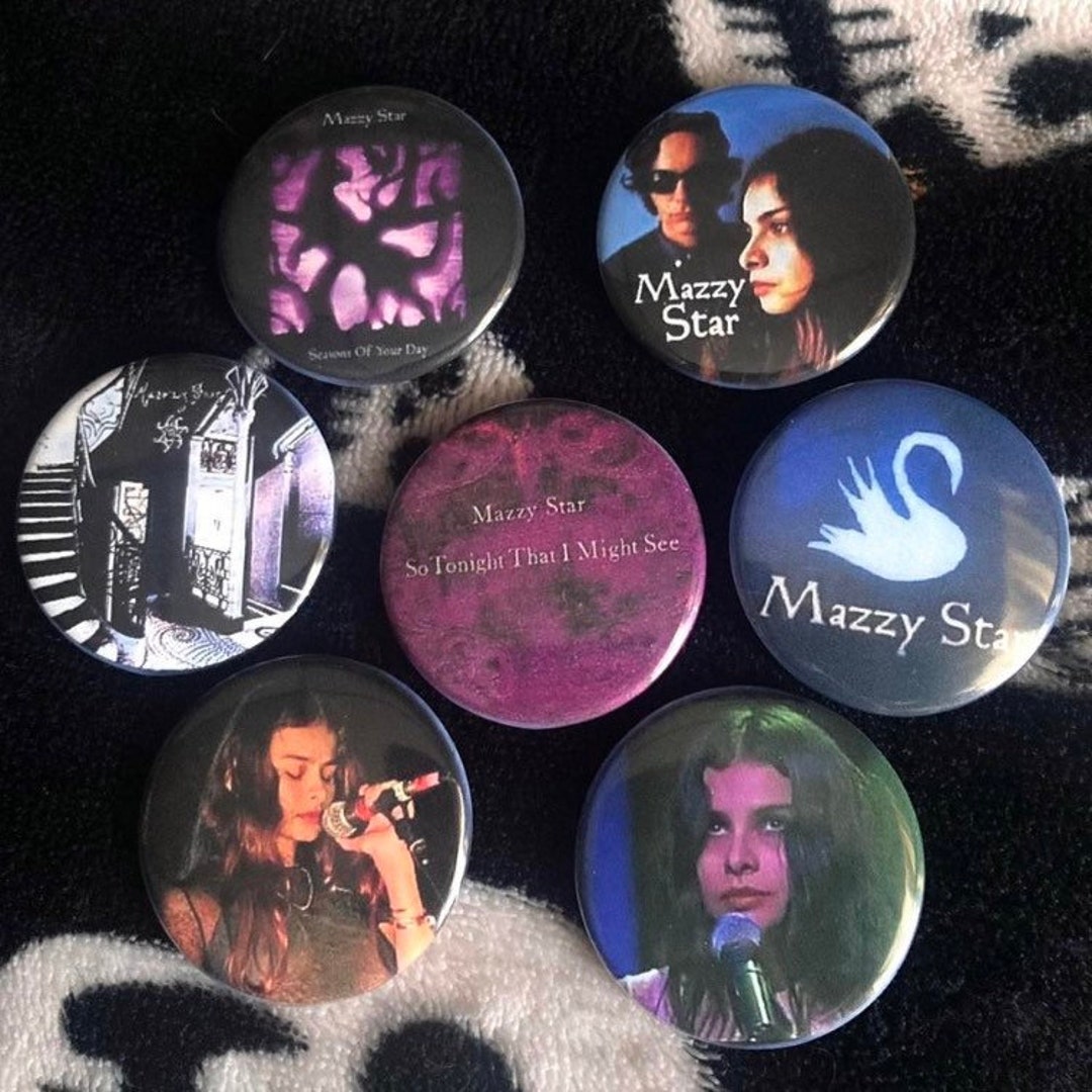 Mazzy Star 1 12 Inch Pinback Buttons Etsy