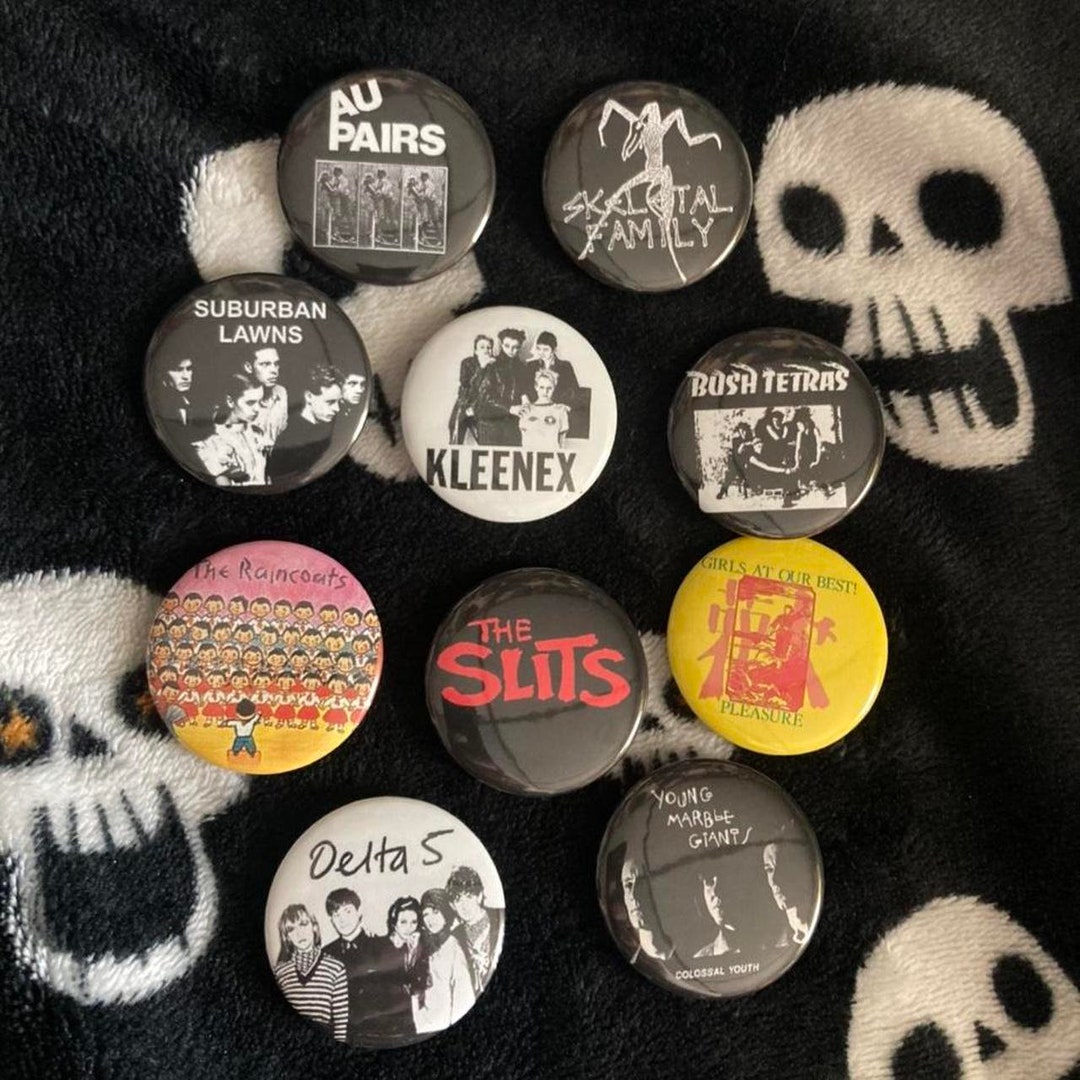 80s Women of Post Punk 1 1/2 Inch Pinback Buttons - Etsy UK