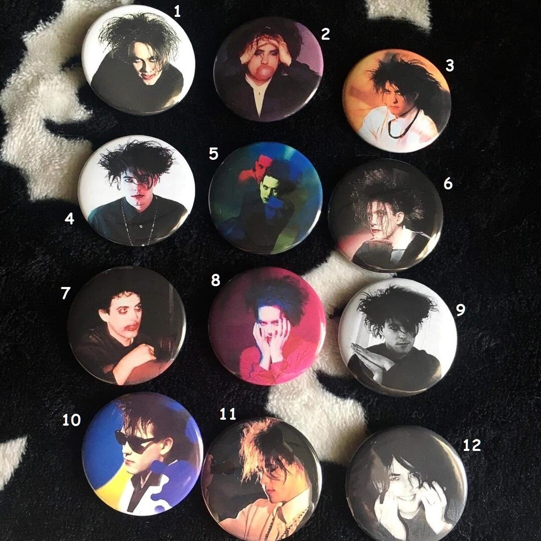 Robert Smith the Cure 1 1/2 Inch Pinback Buttons - Etsy