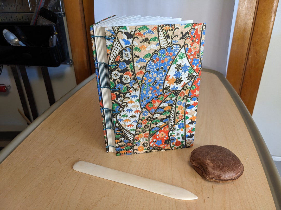 Coptic Bullet Journal, 160 Pages, Beautiful Diary, Colorful Notebook, Japanese Paper, Exposed ...