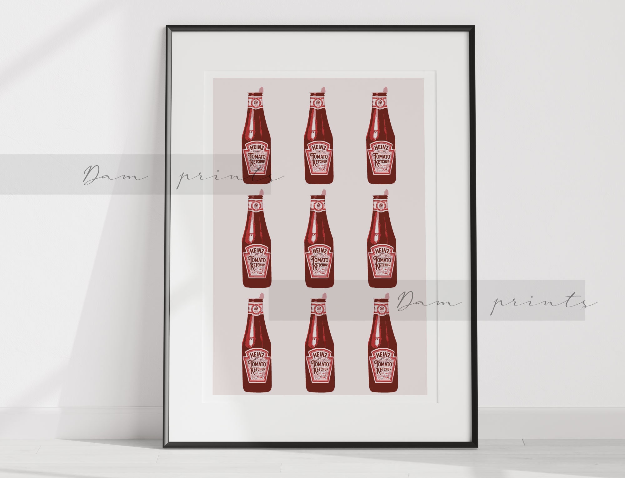 Heinz Ketchup Iconic Pop Art | British Tomato Sauce | Physical Print ...