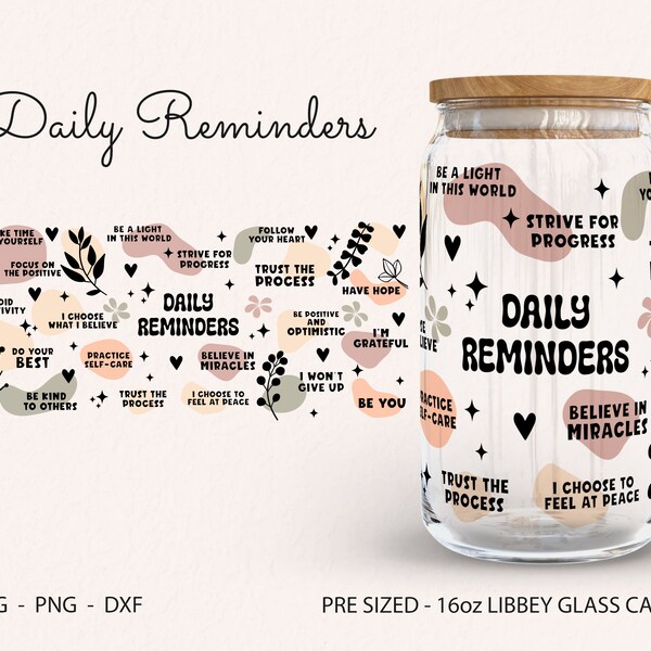 Daily Reminders Svg - Etsy
