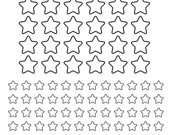 Star Royal Icing Transfer Sheets, INSTANT DOWNLOAD - Etsy