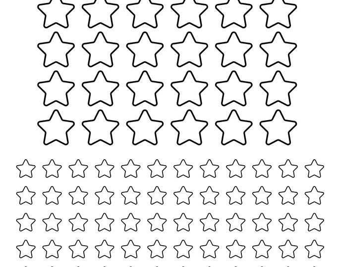 Star Royal Icing Transfer Sheet - Etsy Canada