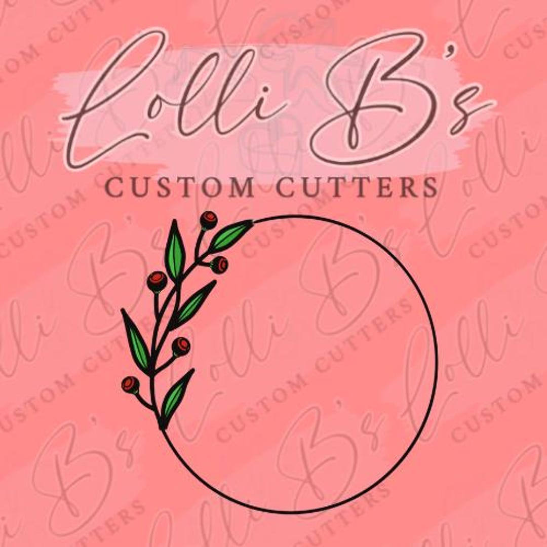 Leafy Circle Cookie Cutter and Fondant Cutter - Etsy
