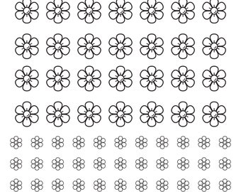 Daisy Royal Icing Transfer Sheet - Etsy