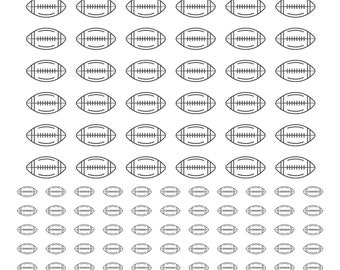 Football Royal Icing Transfer Sheets Royal Icing Template Royal Icing ...